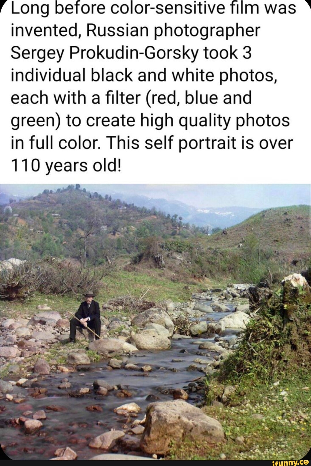 Long before color-sensitive film was invented, Russian photographer ...