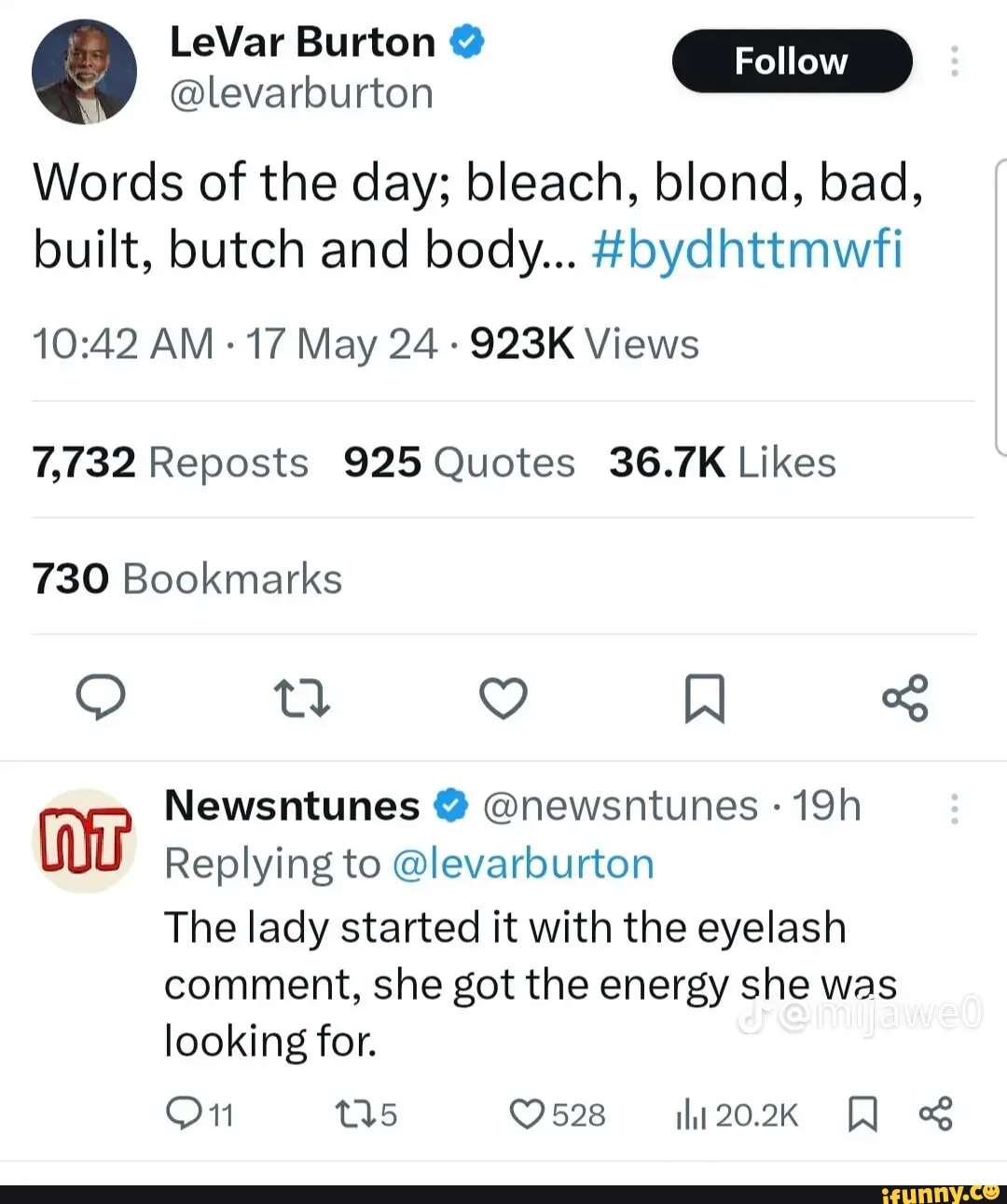 Levar memes. Best Collection of funny Levar pictures on iFunny