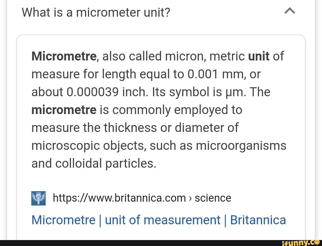 What Units Are Used To Measure Microscopic Objects At Jennifer Hooper Blog