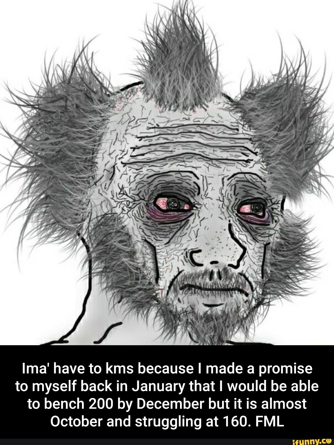 Ima' have to kms because I made a promise to myself back in January ...