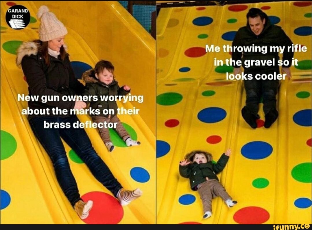 GARAND' DICK Me throwing my rifle in the gravel so it looks cooler New ...