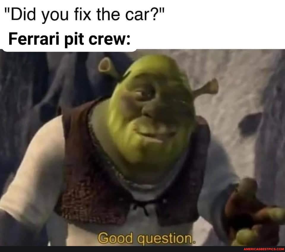 "Did you fix the car?" Ferrari pit crew: RARA - America’s best pics and ...