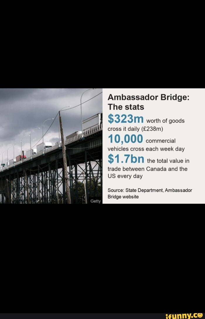 Ambassador_bridge memes. Best Collection of funny Ambassador_bridge pictures on iFunny