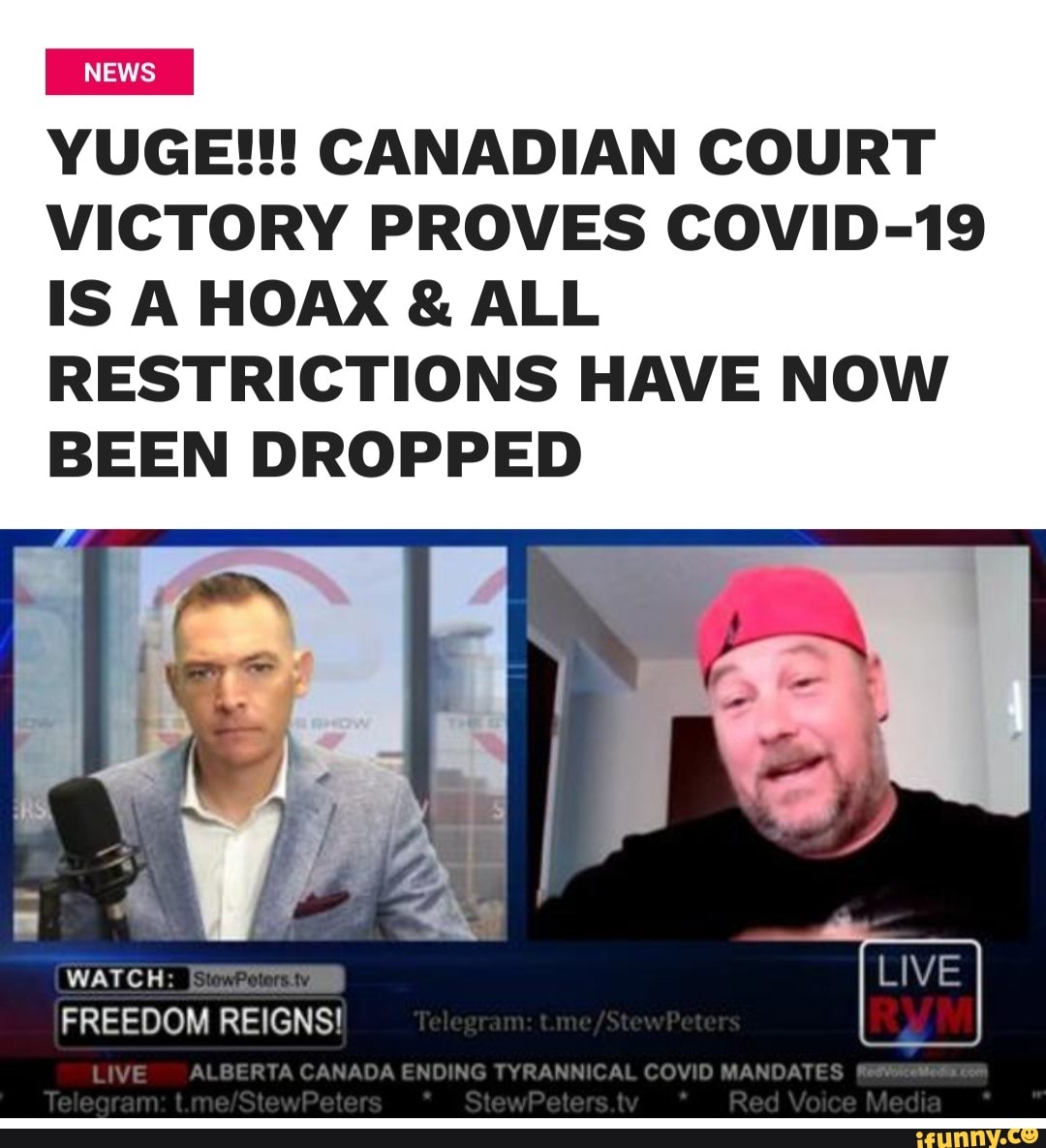 NEWS YUGE!!! CANADIAN COURT VICTORY PROVES COVID-19 IS A HOAX & ALL ...