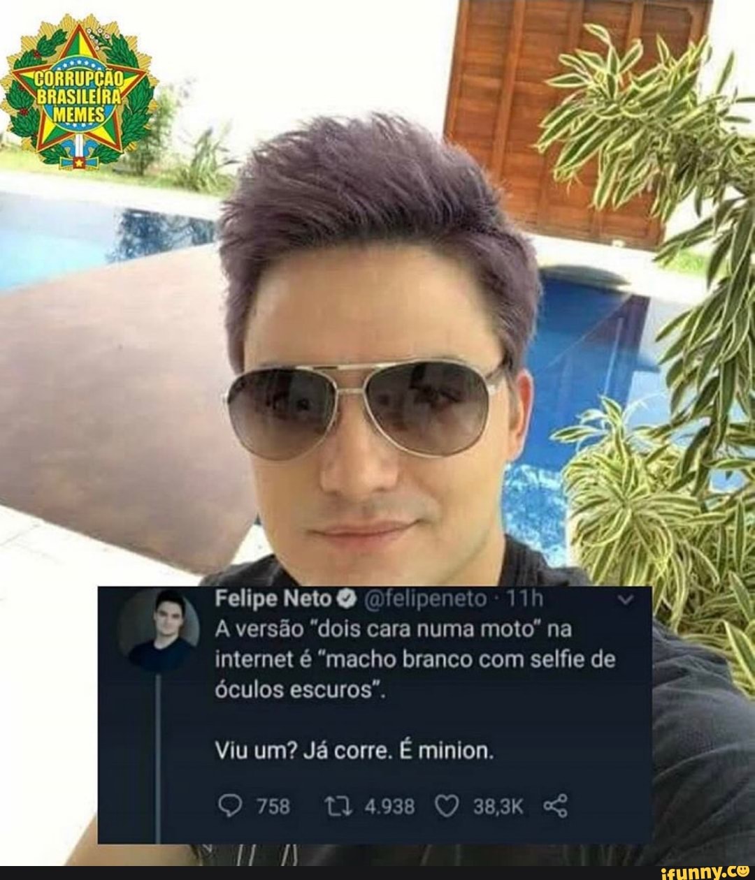 Felipe Neto epnto versão "dois cara numa moto" na internet é "macho ...