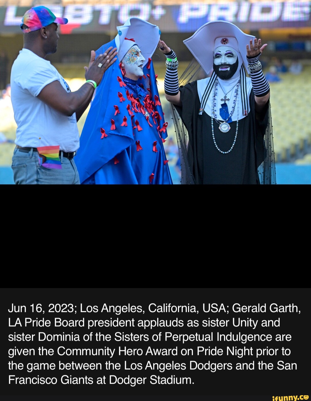 Jun 16, 2023; Los Angeles, California, USA; Gerald Garth, LA Pride ...