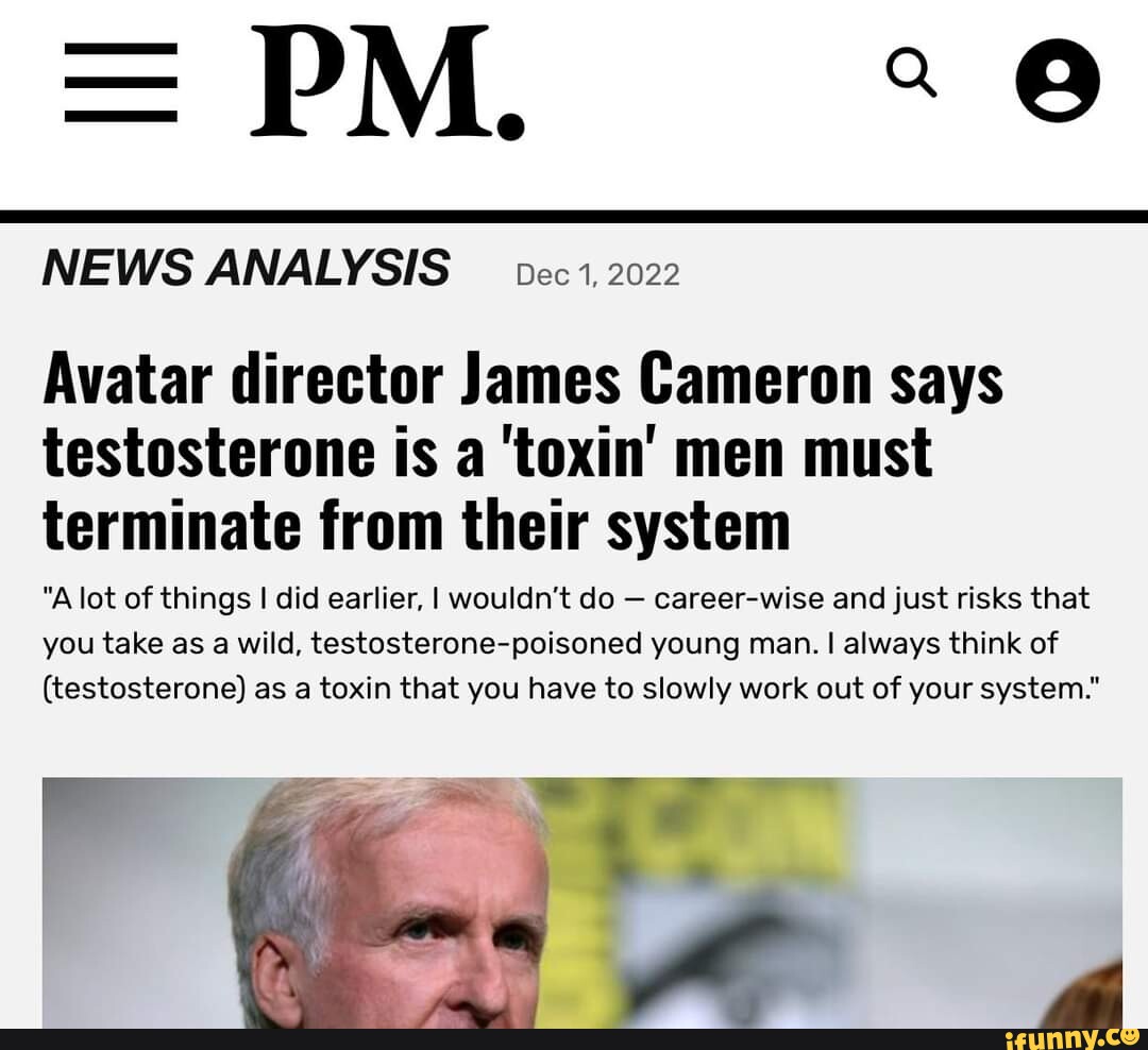 = PM. NEWS ANALYSIS 2022 Avatar director James Cameron says ...