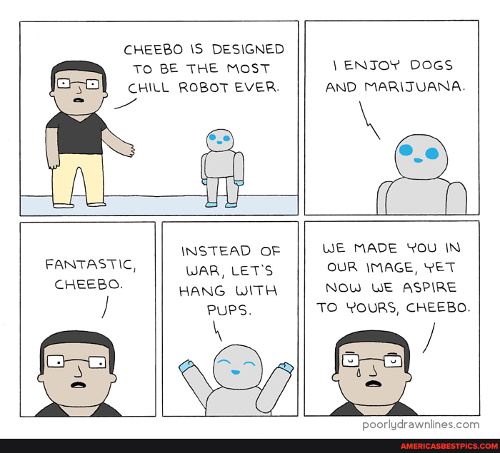 CHEEBO \S DESIGNED To BE THE MOST CHILL ROBOT EVER. Ss AL \ ENTOY DOGS ...