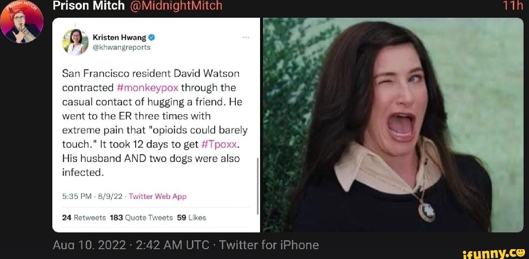 Prison Mitch @MicnightMitch vid Watson contracted #monk x through the ...