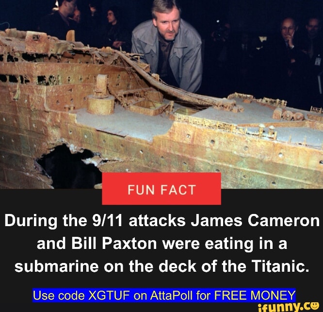 FUN FACT During the attacks James Cameron and Bill Paxton were eating ...