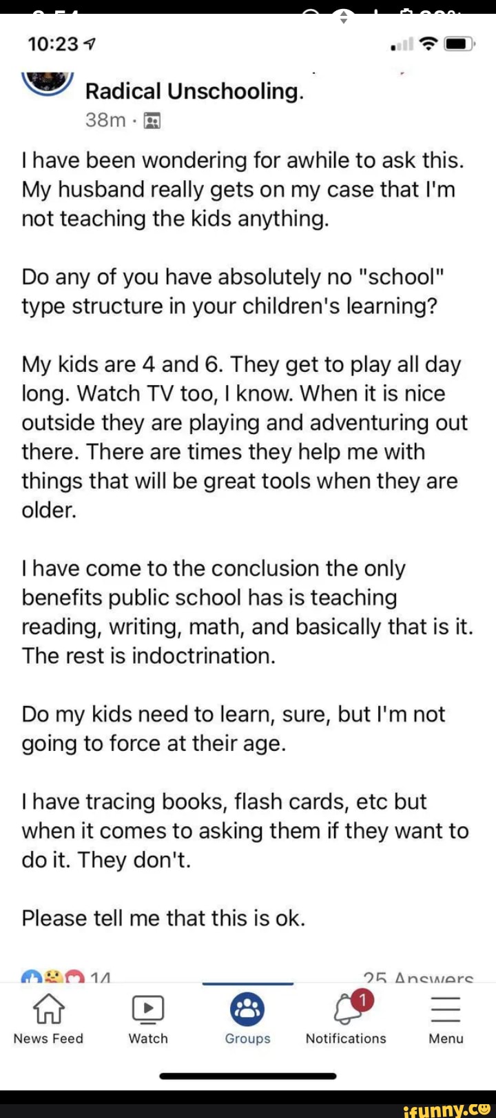 Unschooling memes. Best Collection of funny Unschooling pictures on iFunny