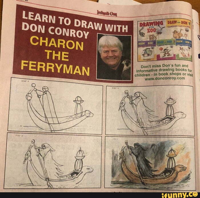 LEARN TO DRaw WITH CHARON THE FERRYMAN - iFunny Brazil