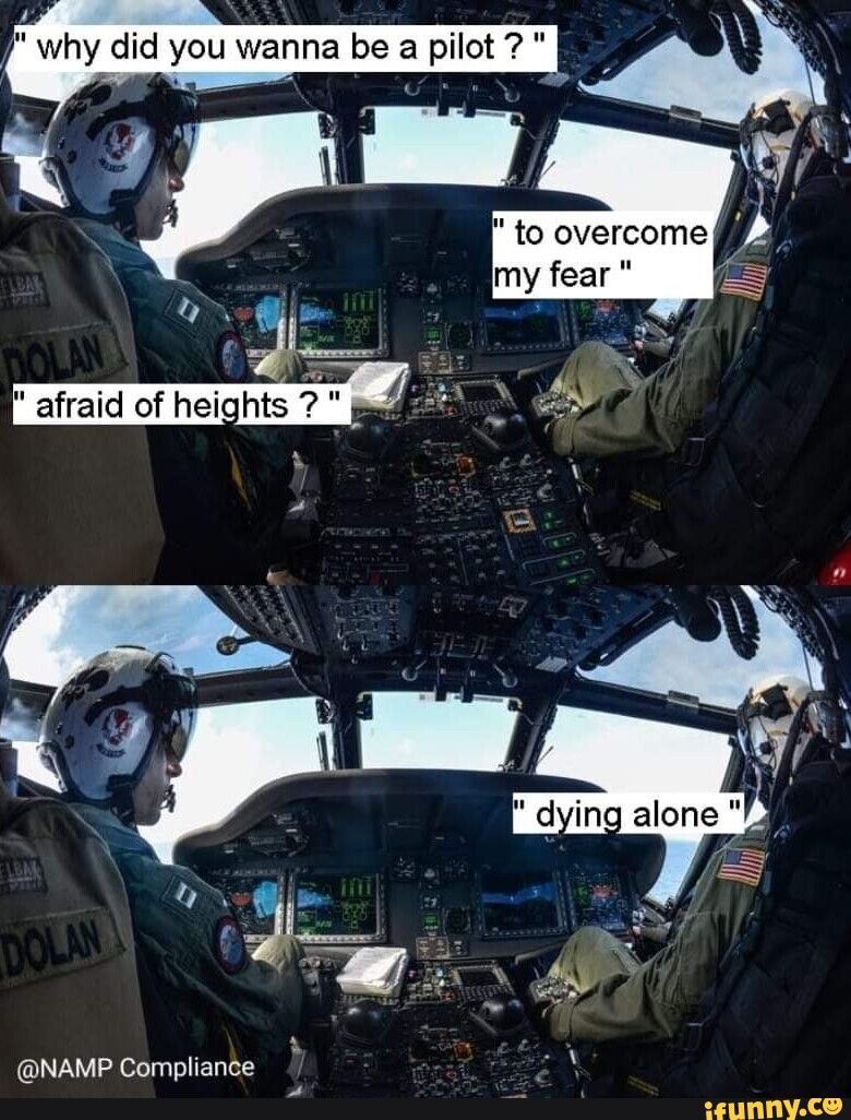 Why dicl you wanna be a pilot ? Fatraid of @NAMP Compliance e - iFunny