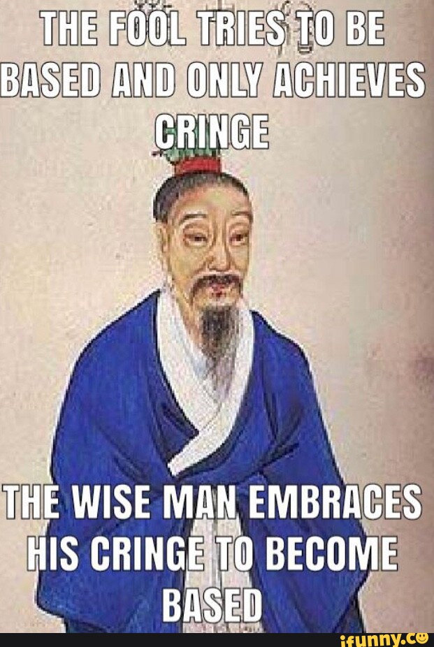 THE FOOL TRIES TO BE BASED AND ONLY ACHIEVES CRINGE THE WISE MAN ...