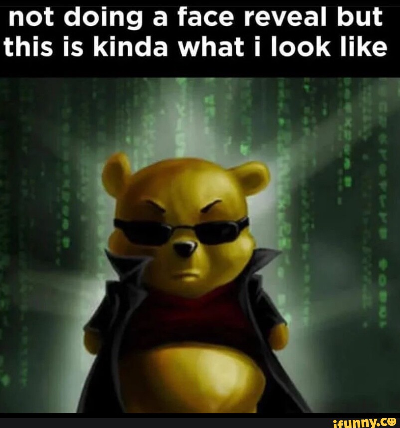 Not doing a face reveal but this is kinda what look like - iFunny