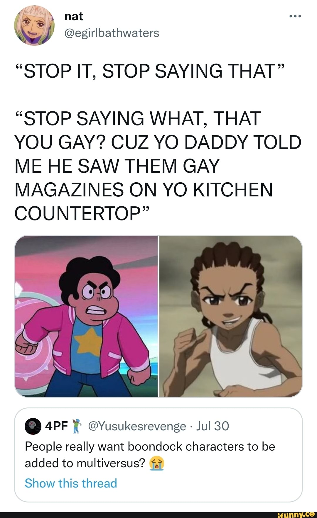 The Boondocks memes memes. The best memes on iFunny
