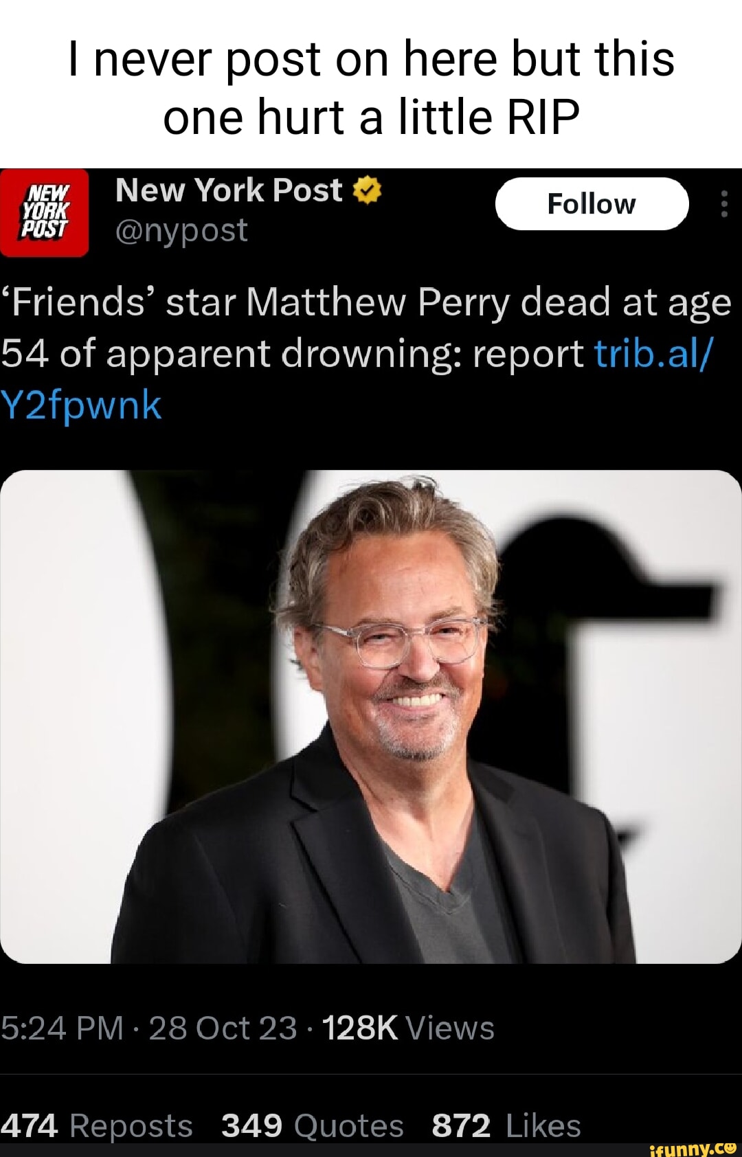 I never post on here but this one hurt a little RIP Follow mw New York ...