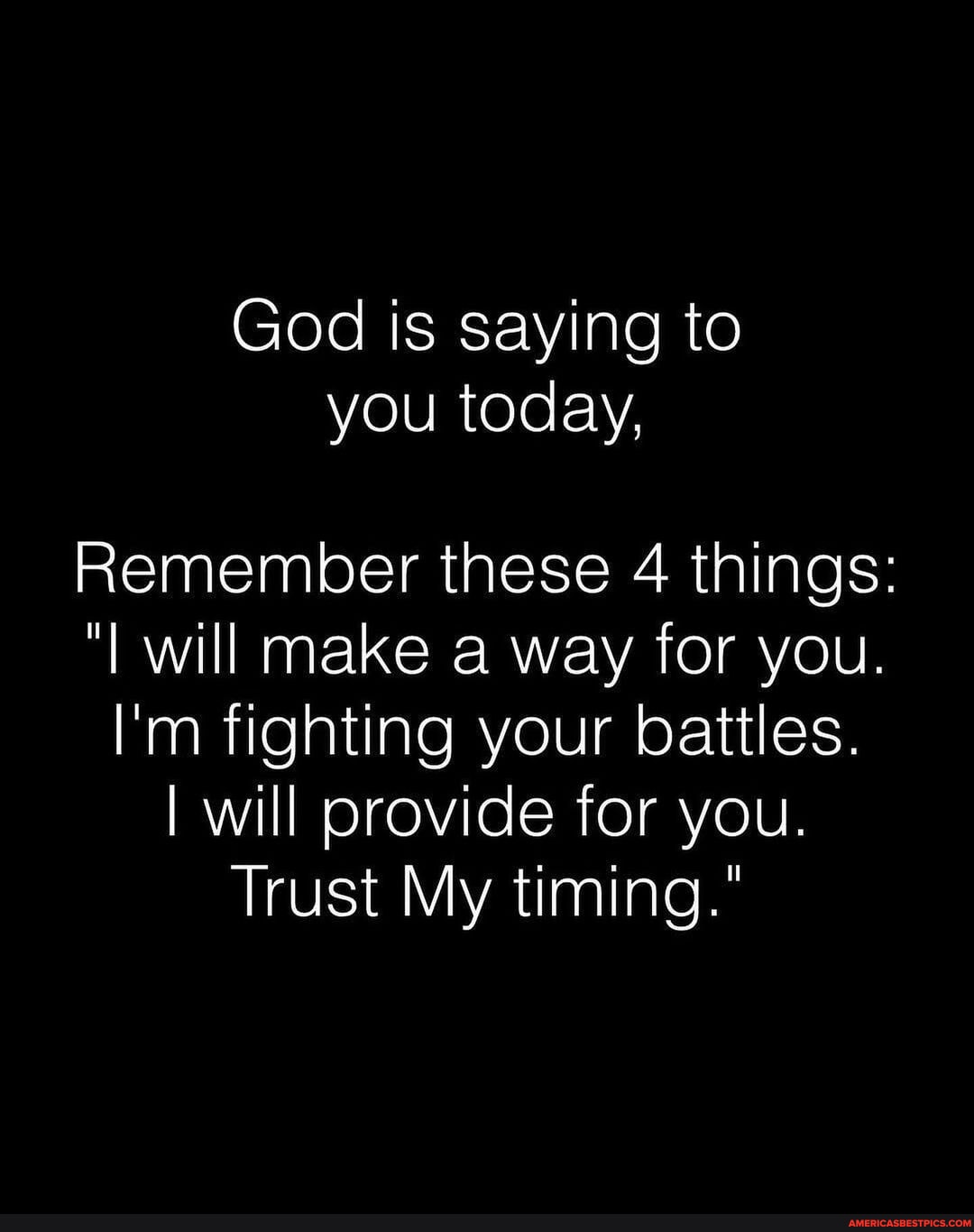 Today’s encouragement 🙏 From: @marcusastanley - God is saying to you ...