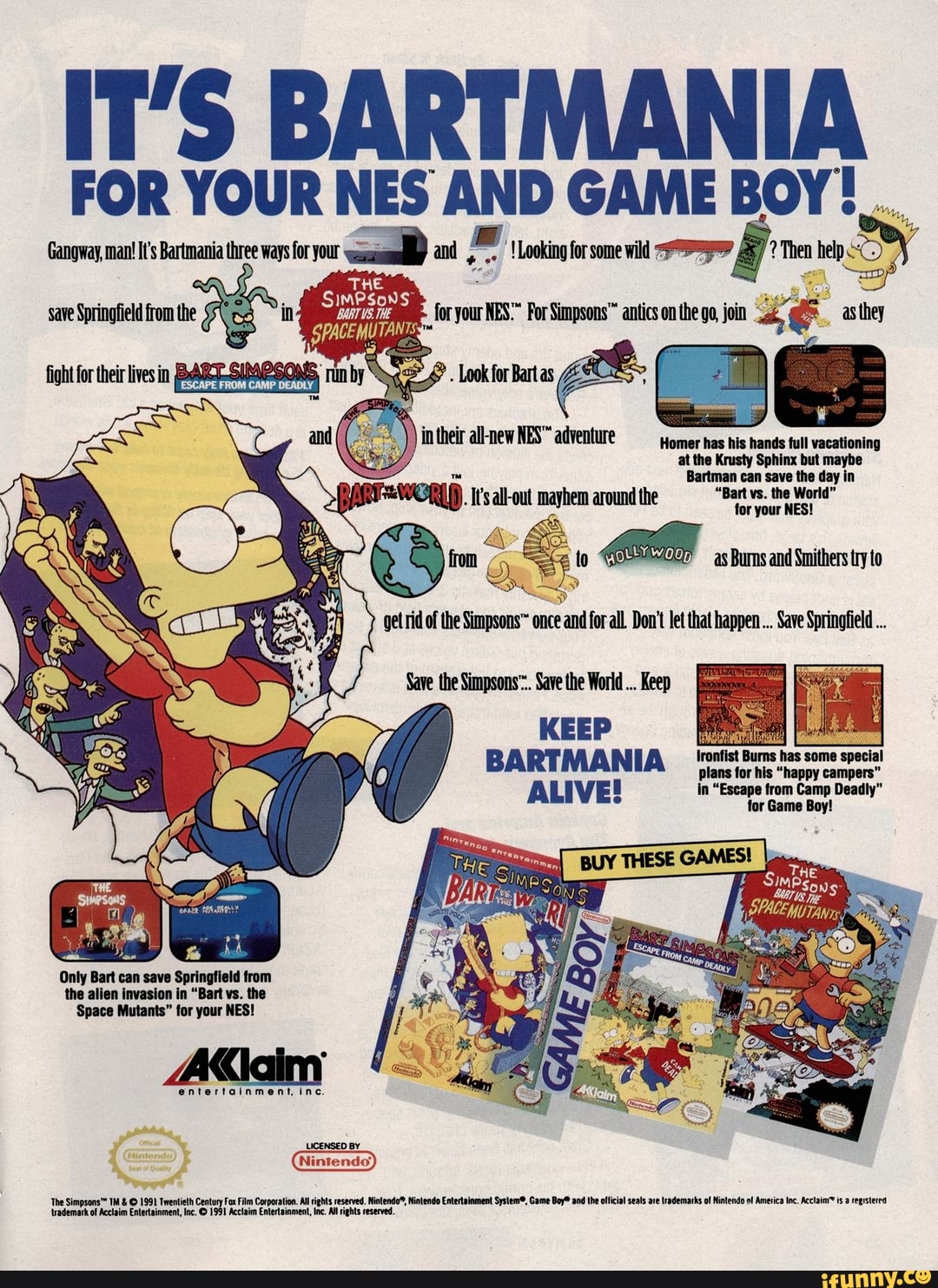 Bartmania memes. Best Collection of funny Bartmania pictures on iFunny