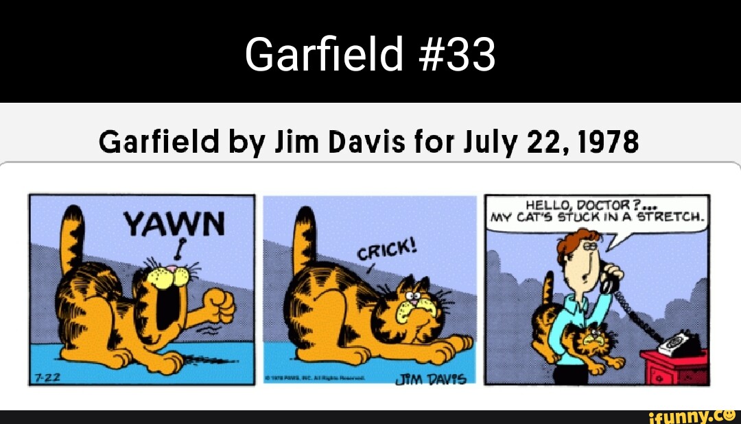 1978 Garfield Comic Strips