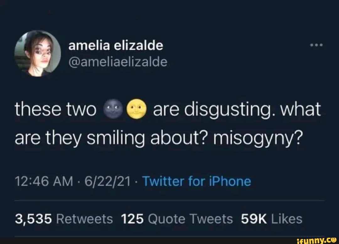 Amelia elizalde @ameliaelizalde these two @ are disgusting. what are ...