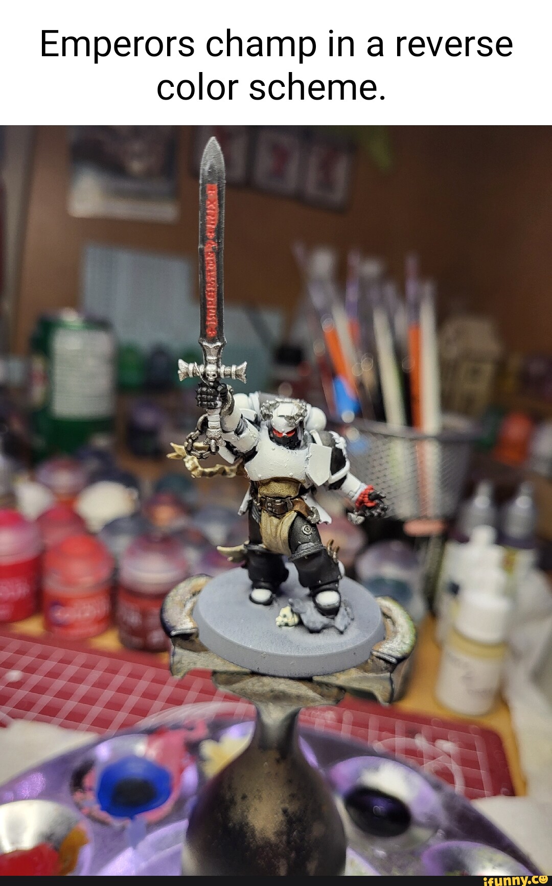 Emperors champ in a reverse color scheme. - iFunny