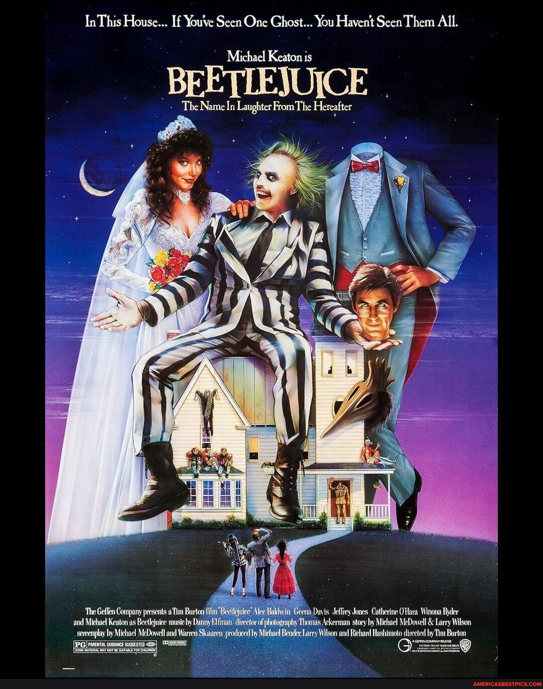 New #Beetlejuice #Beetlejuice poster pays homage to the OG movie - In ...