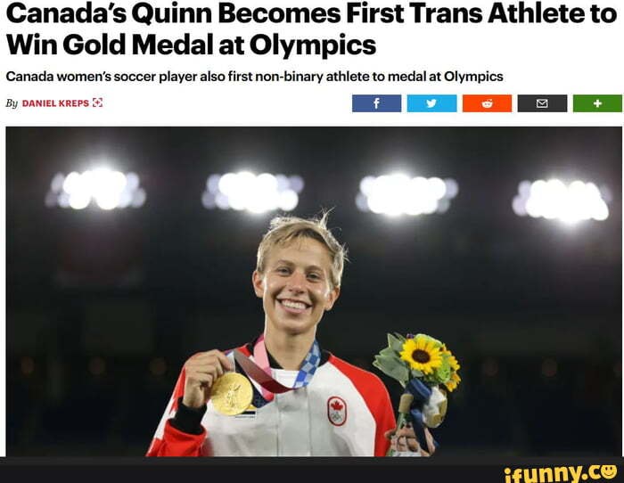 Canada's Quinn Becomes First Trans Athlete to Win Gold Medal at ... Canada's Quinn Becomes First Trans Athlete to Win Gold Medal at ...
