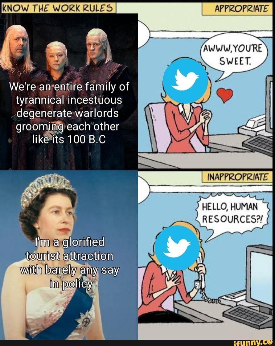 KNOW THE WORK RULES APPROPRIATE SWEET. We're an entire family of y ...