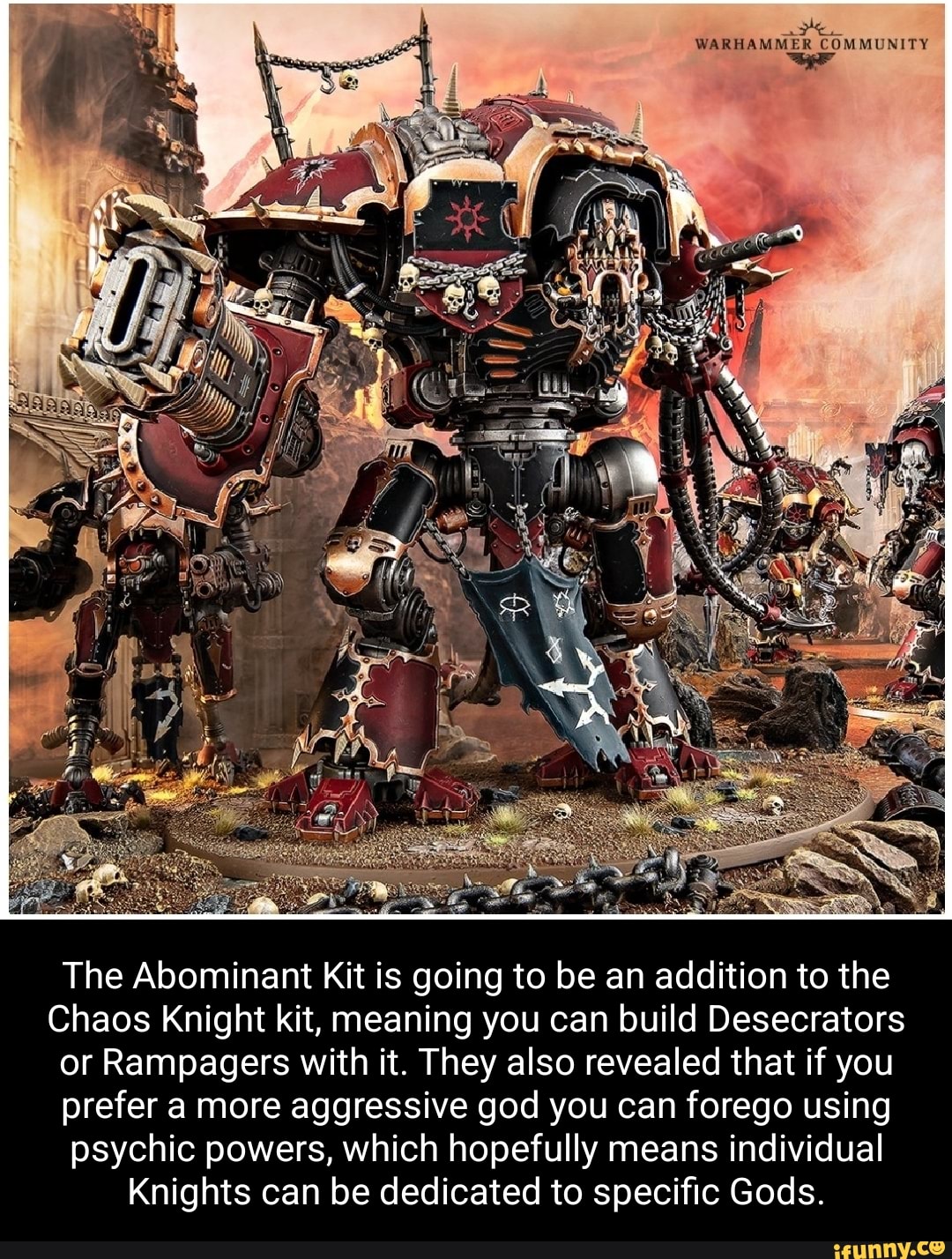 The Abominant Kit Is Going To Be An Addition To The Chaos Knight Kit the-abominant-kit-is-going-to-be-an-addition-to-the-chaos-knight-kit