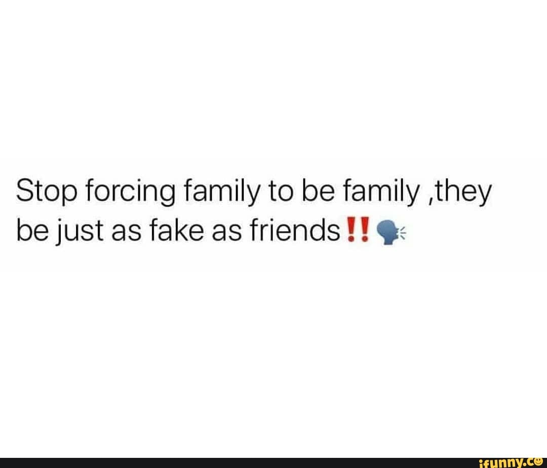 Fake Family Meme
