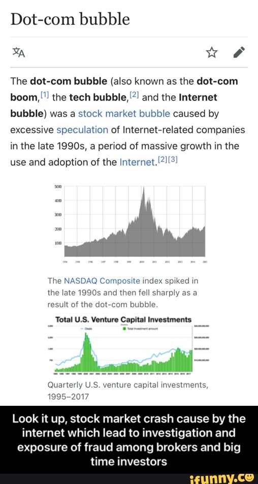 Dot-com bubble The dot-com bubble (also known as the dot-com boom the ...