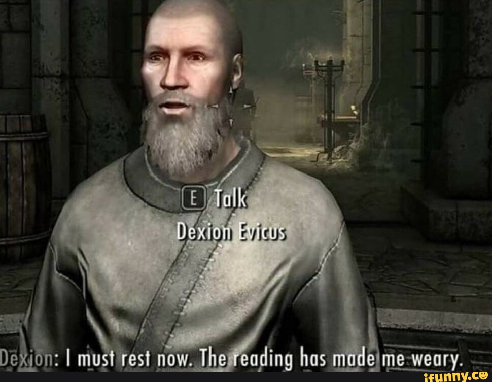 Dextion: I must gest now. The reading has - iFunny