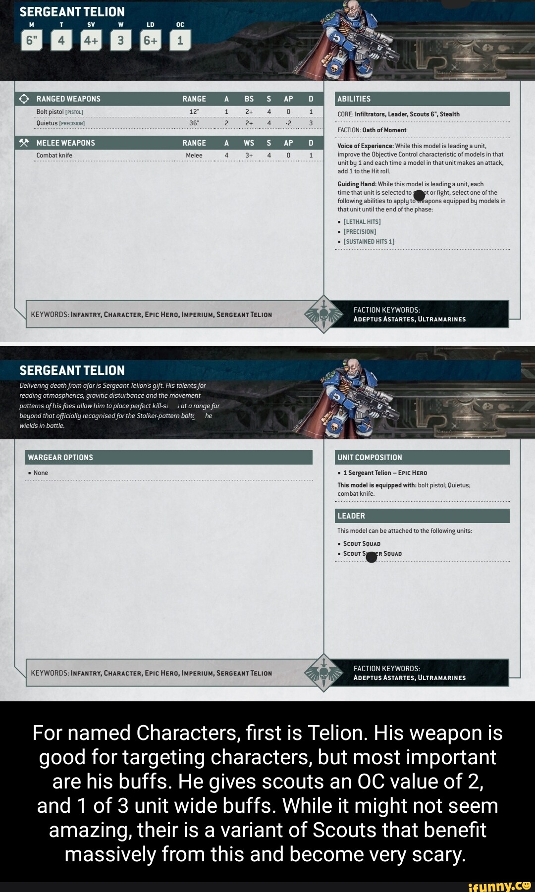 Bolt pistol (risro.) CORE: Infiltrators, Leader, Scouts 6", Stealth ...