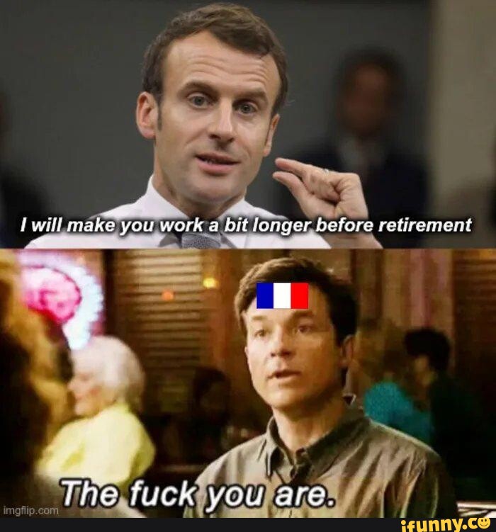 Will, make you work a bit tonyer before retirement The fuck you are ...