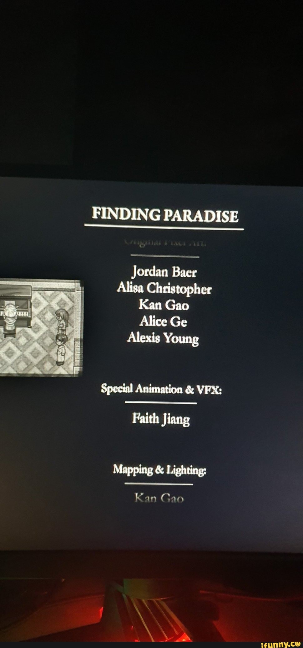 FINDING PARADISE Jordan Baer Alisa Christopher Kan Gao Alice Ge Alexis ...