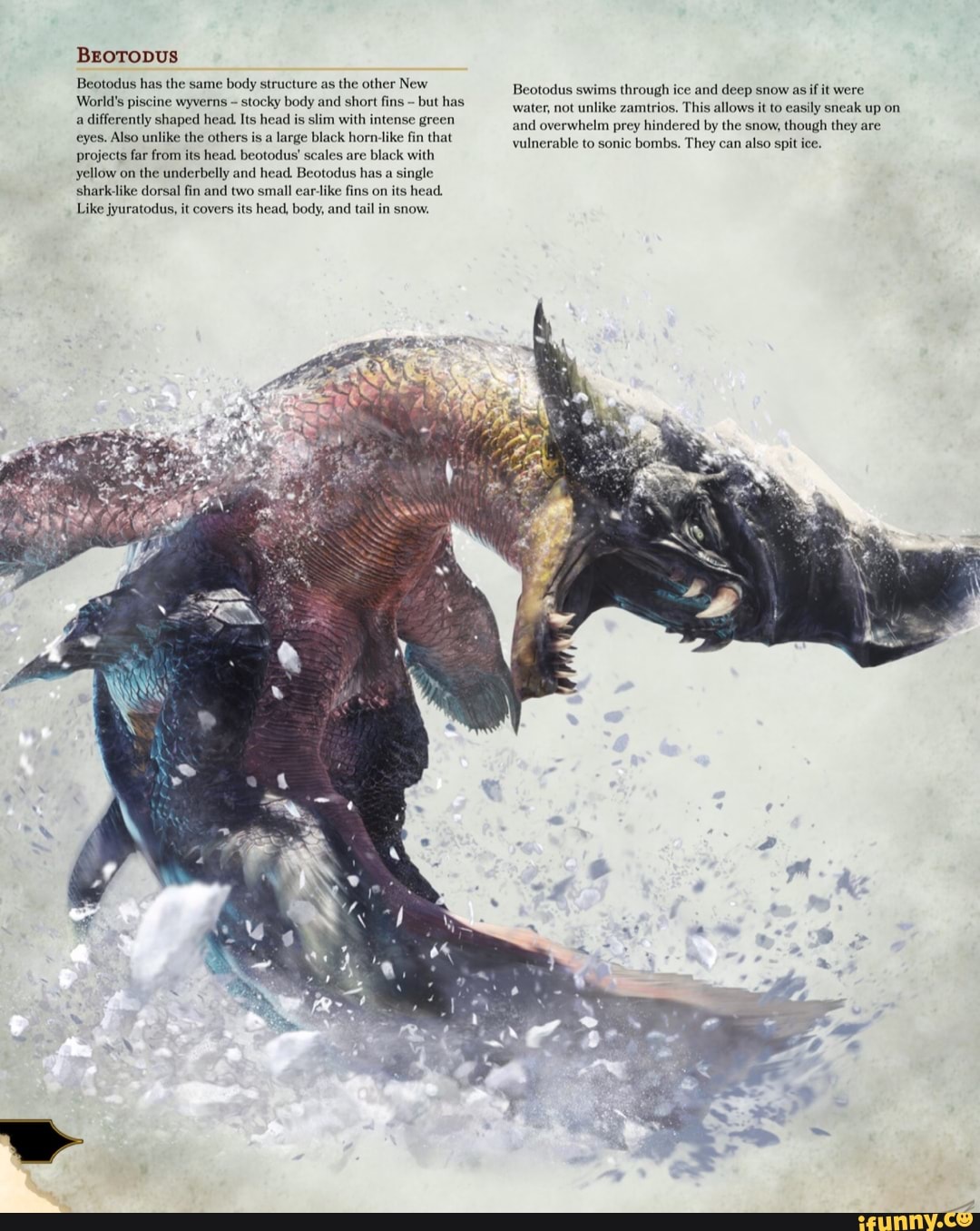 BEOTODUS Beotodus has the same body structure as the other New World's ...