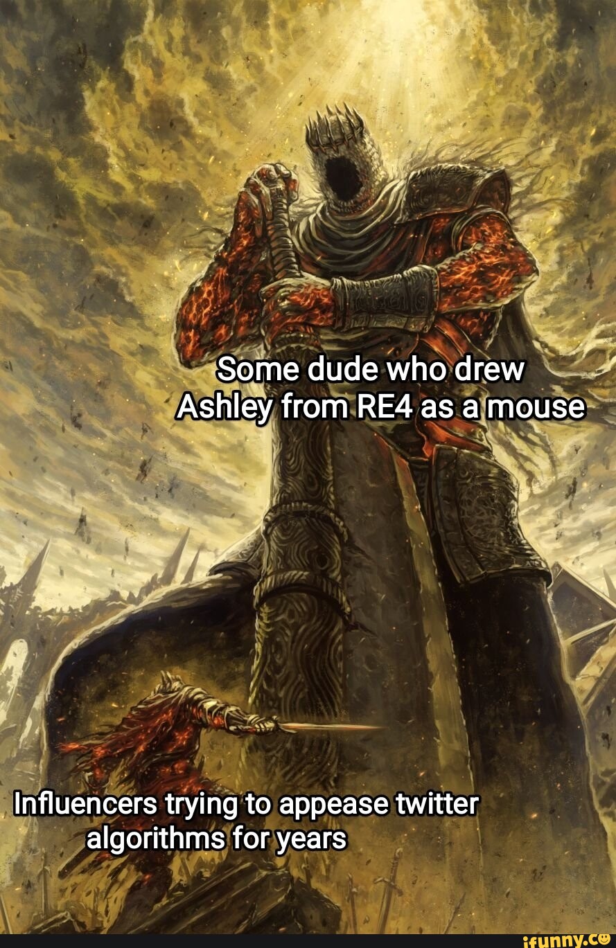 Some dude who drew Ashley from as a mouse Influencers trying to appease ...