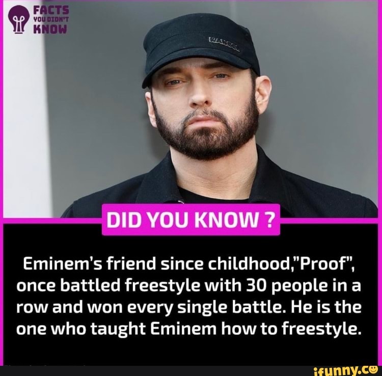 DID YOU KNOW Eminem's friend since childhood,' Proof', once battled ...