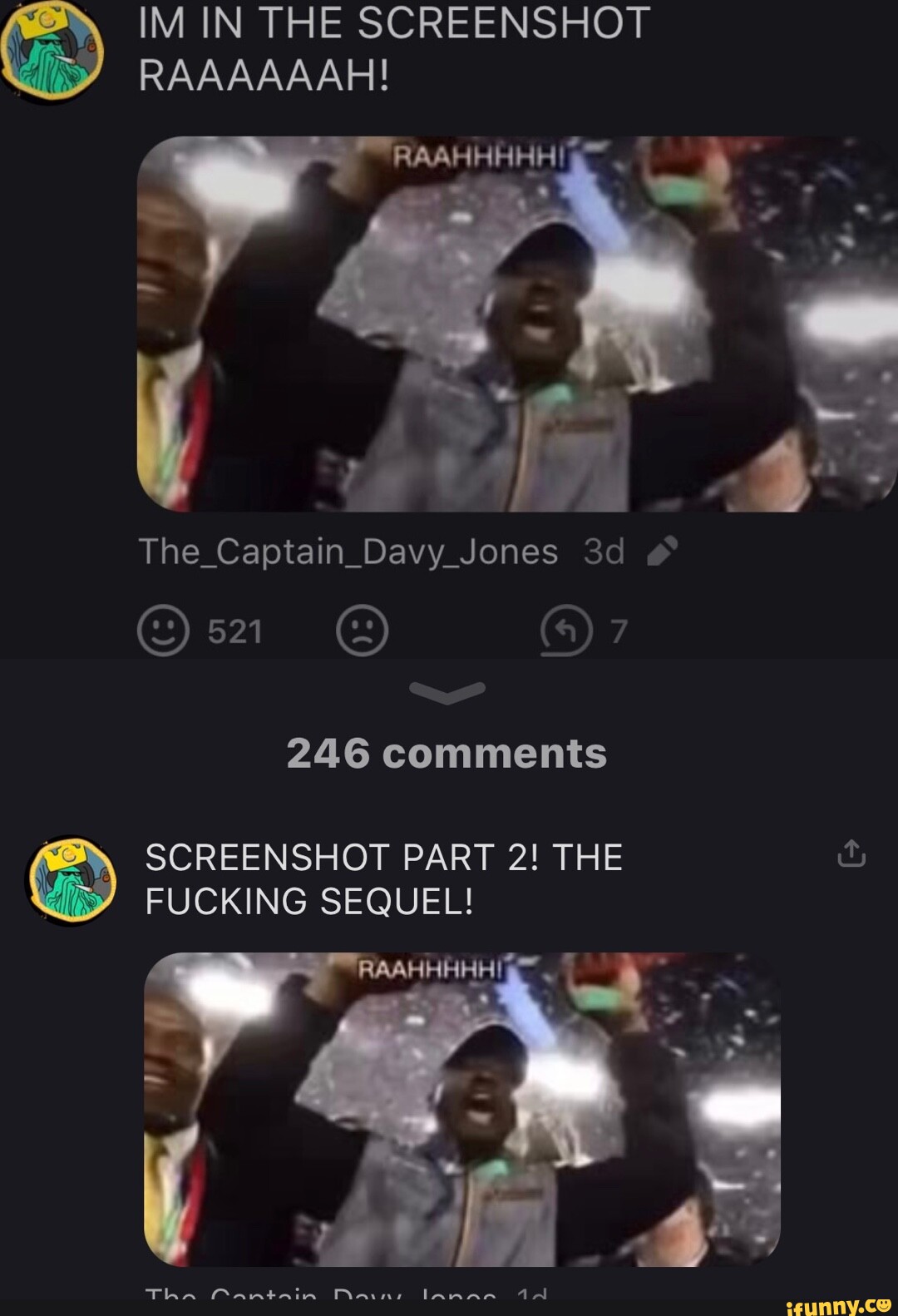 IM IN THE SCREENSHOT RA RAAAAAAH! The_Captain_Davy_ Jones @ @7 246 ...