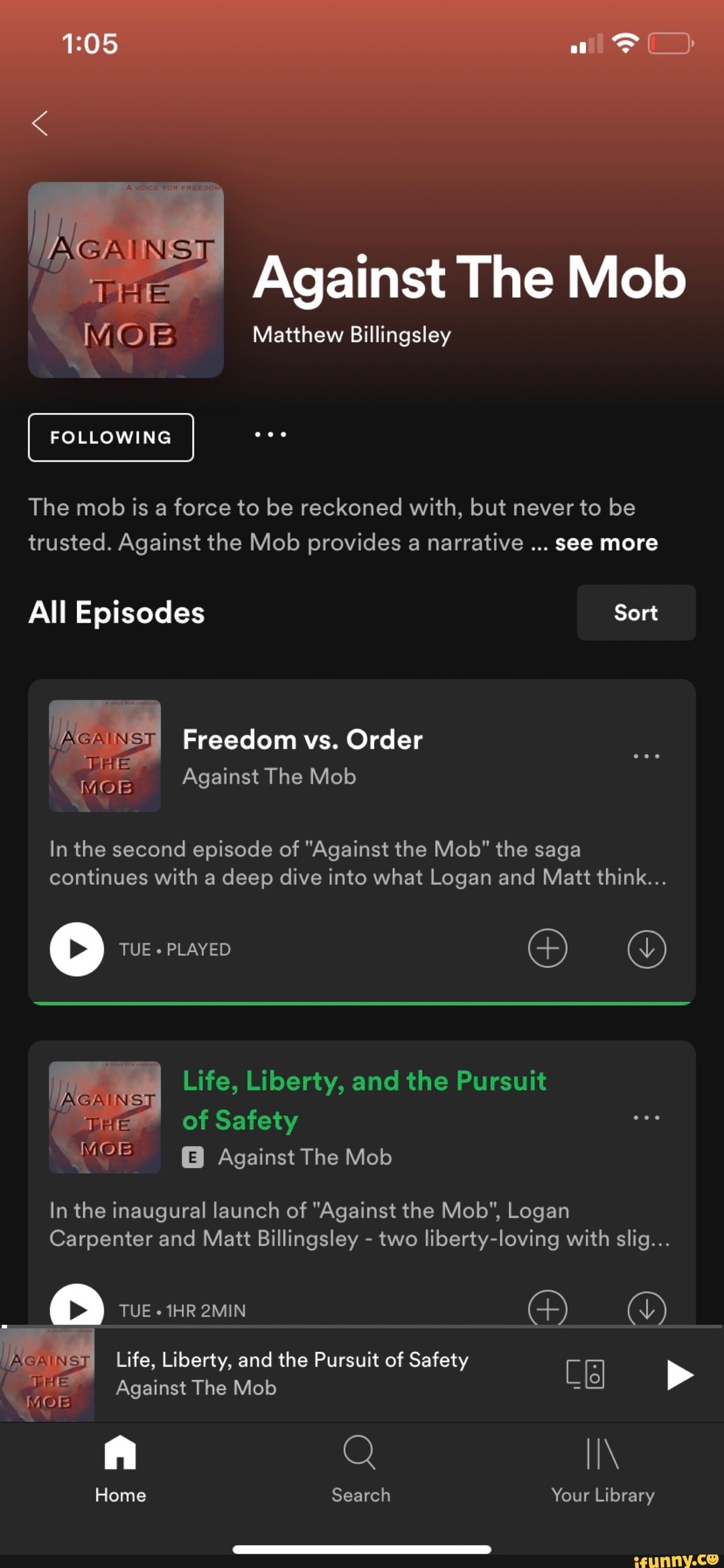 Against The Mob Matthew Billingsley FOLLOWING The mob is a force to be ...