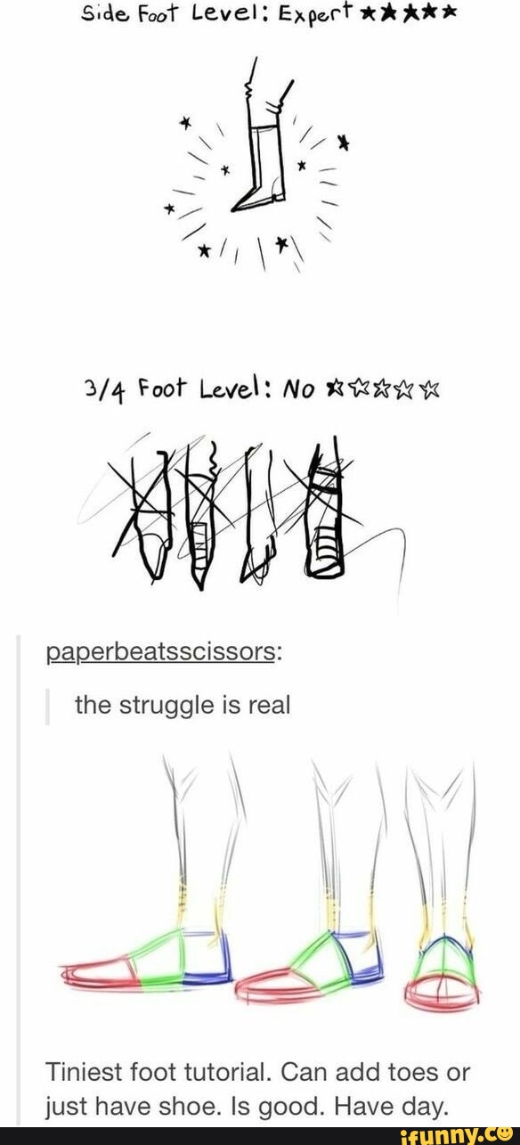 Side Foot Levels Experl Foot Level: No paperbeatsscissors: the struggle ...