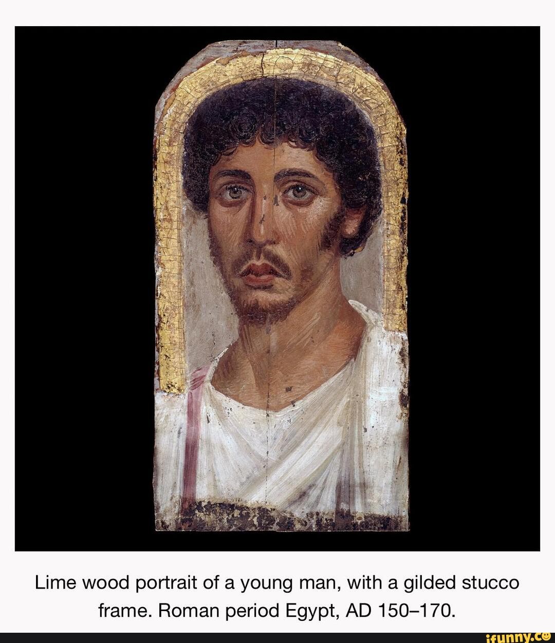 These are mummy portraits, from around 1900 years ago. - Lime wood ...