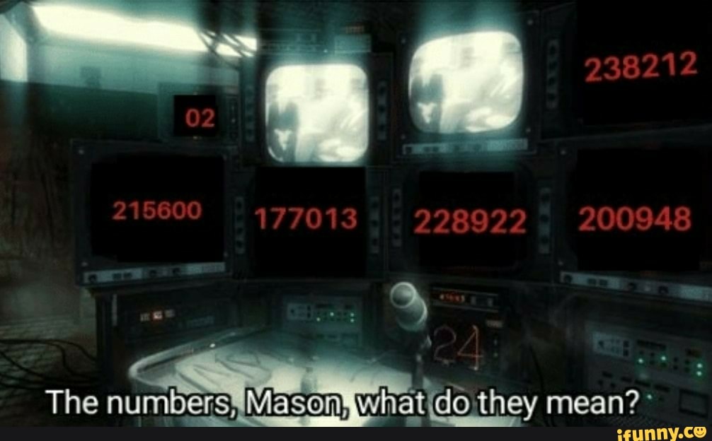 238212 177013 228922 200948 The numbers, Masom, whatdo they mean? - iFunny