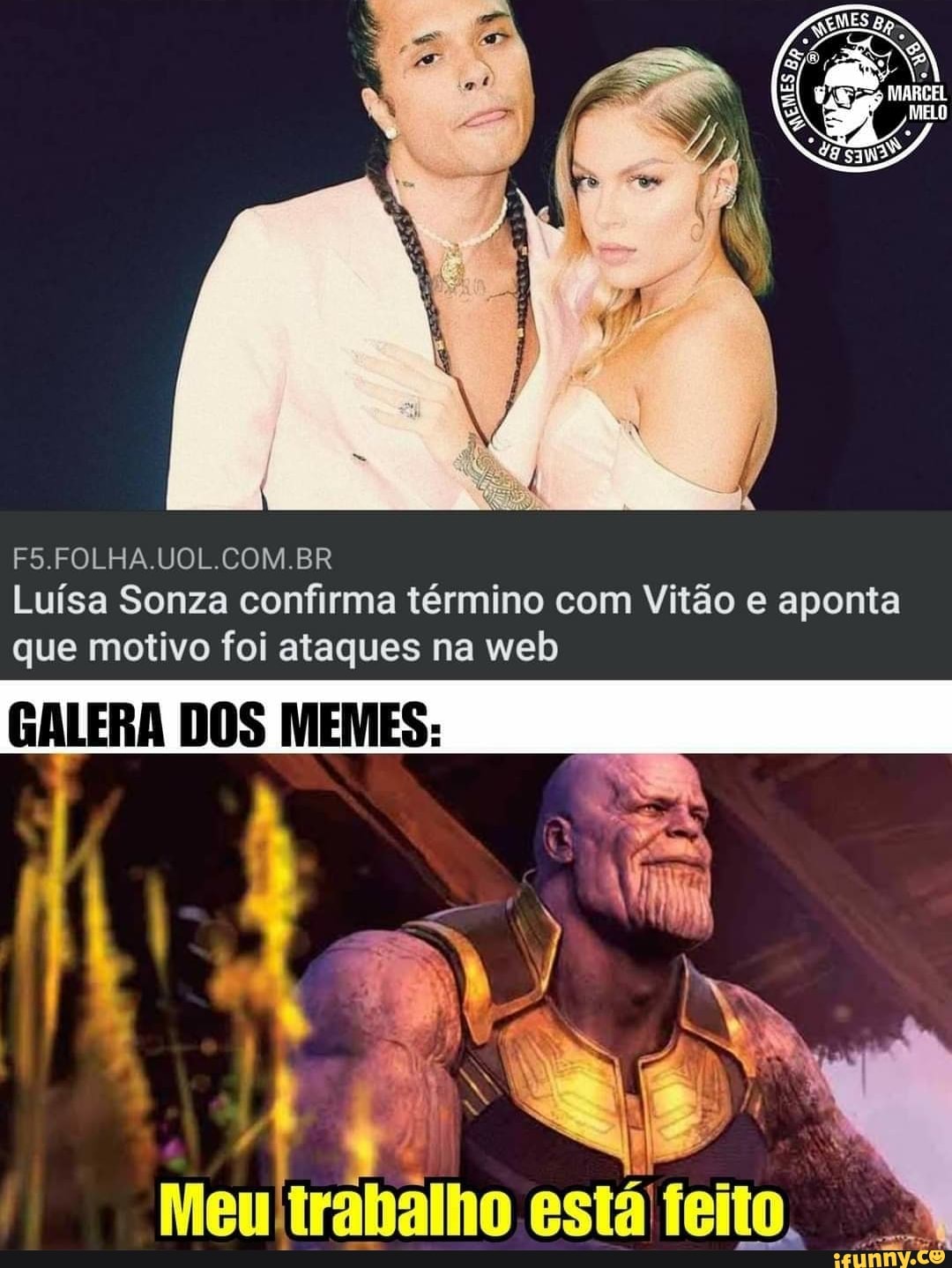 FS.FOLHA UOL.COM.BR Luísa Sonza confirma término com Vitão e aponta que ...