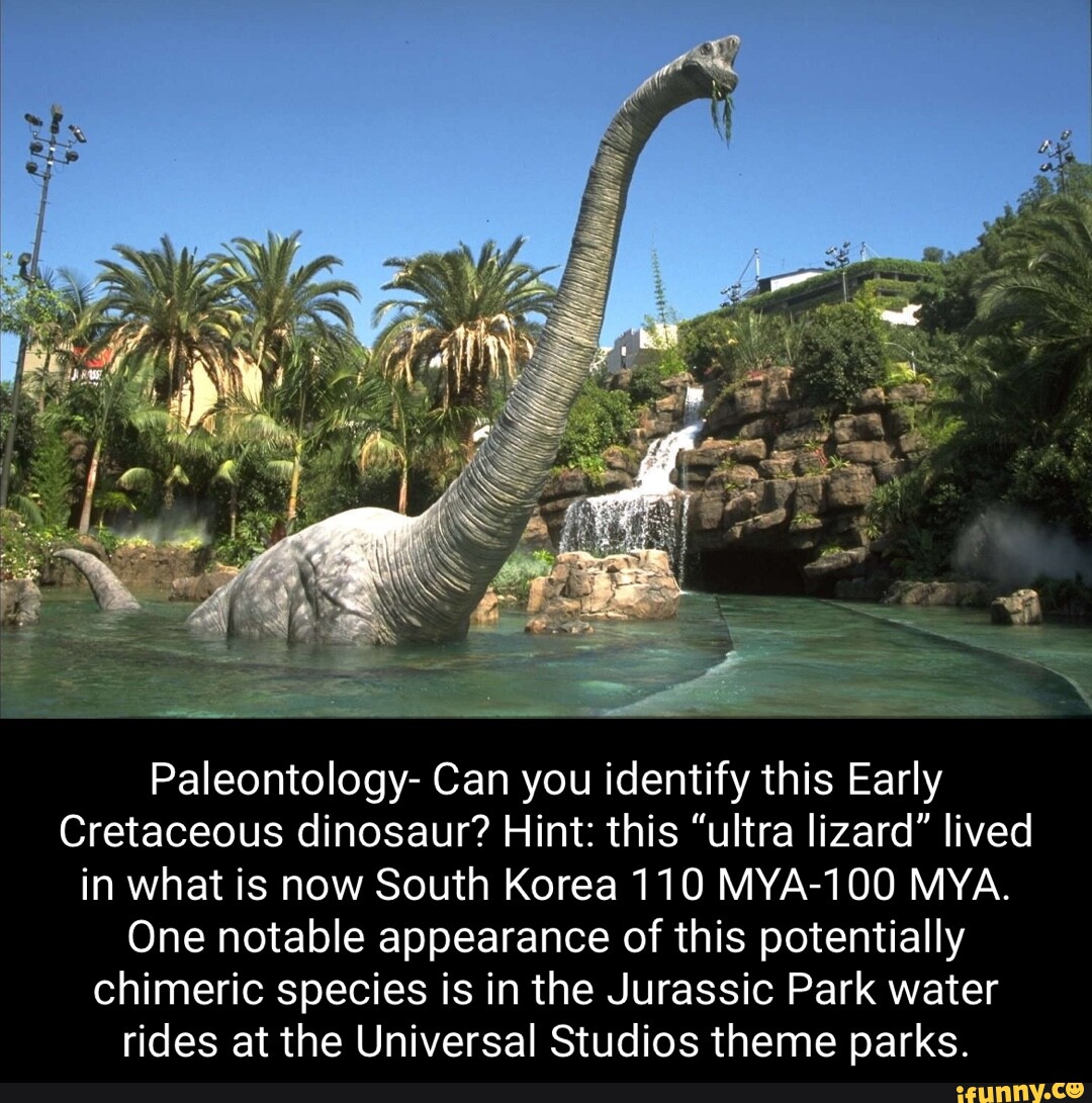 Paleontology- Can you identify this Early Cretaceous dinosaur? Hint ...