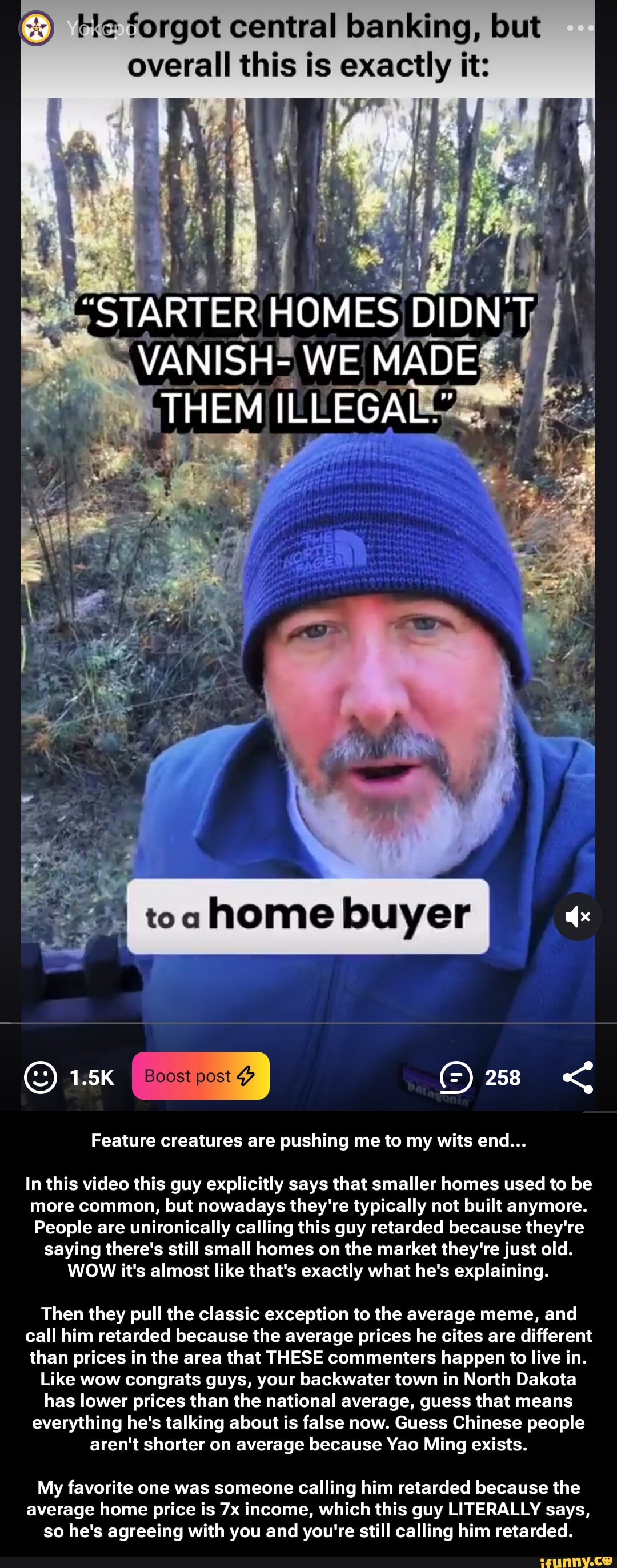 G:) He forgot central banking, but overall this is exactly it: HOMES WE ...