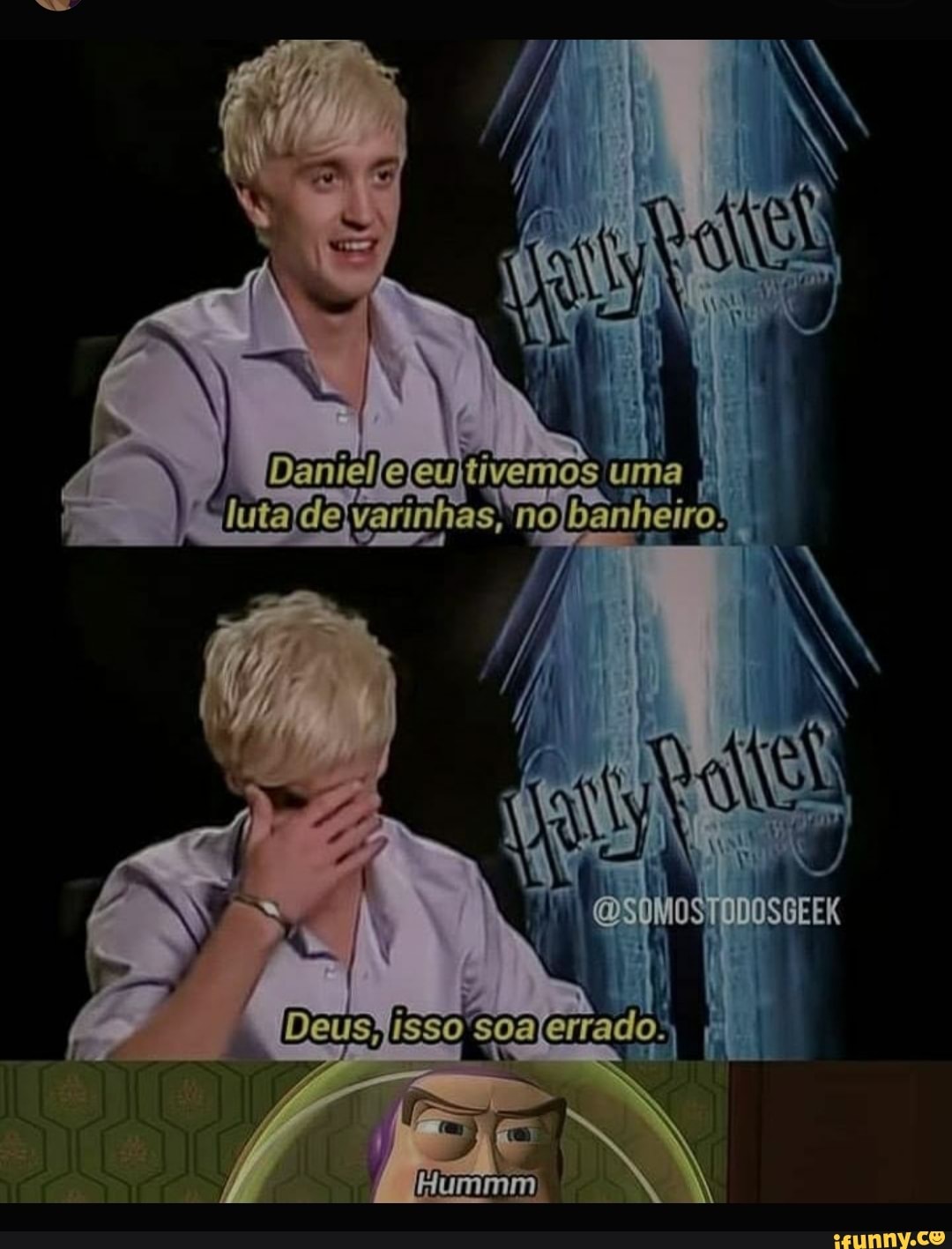 Uma ade varinhas, nobanheiro! - iFunny Brazil