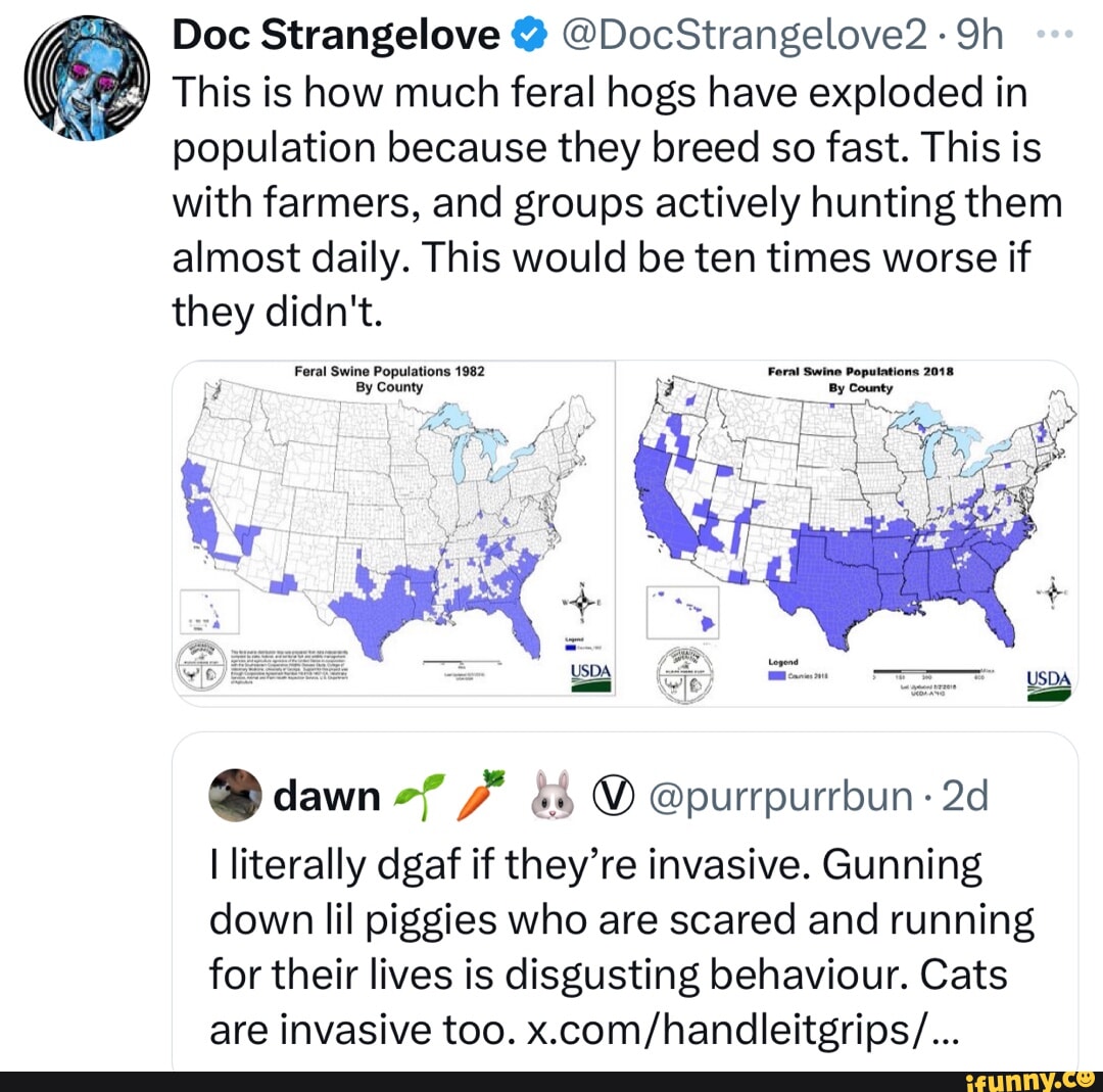 Doc Strangelove @ This is how much feral hogs have exploded in ...