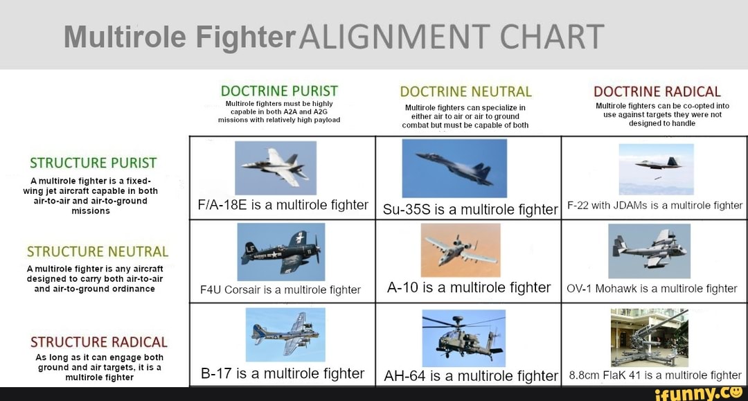 Multirole Fighter ALIGNMENT CHART STRUCTURE PURIST Amultirole fighter ...